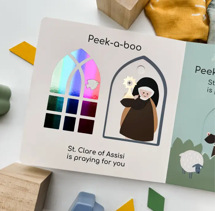 Peek-a-Boo Saints Board Book – Dumb Ox Publications