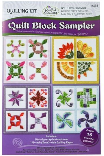 Catholic Culture: Quilt Block Sampler Quilling Kit (Paper Filigree ...