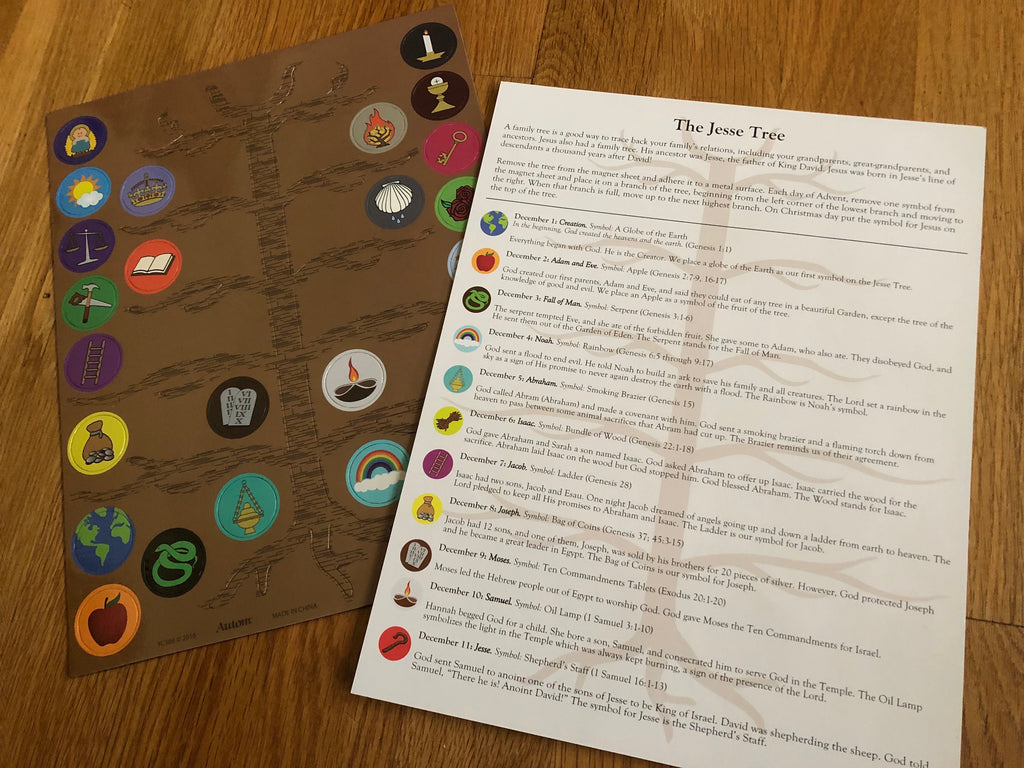 Jesse Tree Magnet Set – Dumb Ox Publications